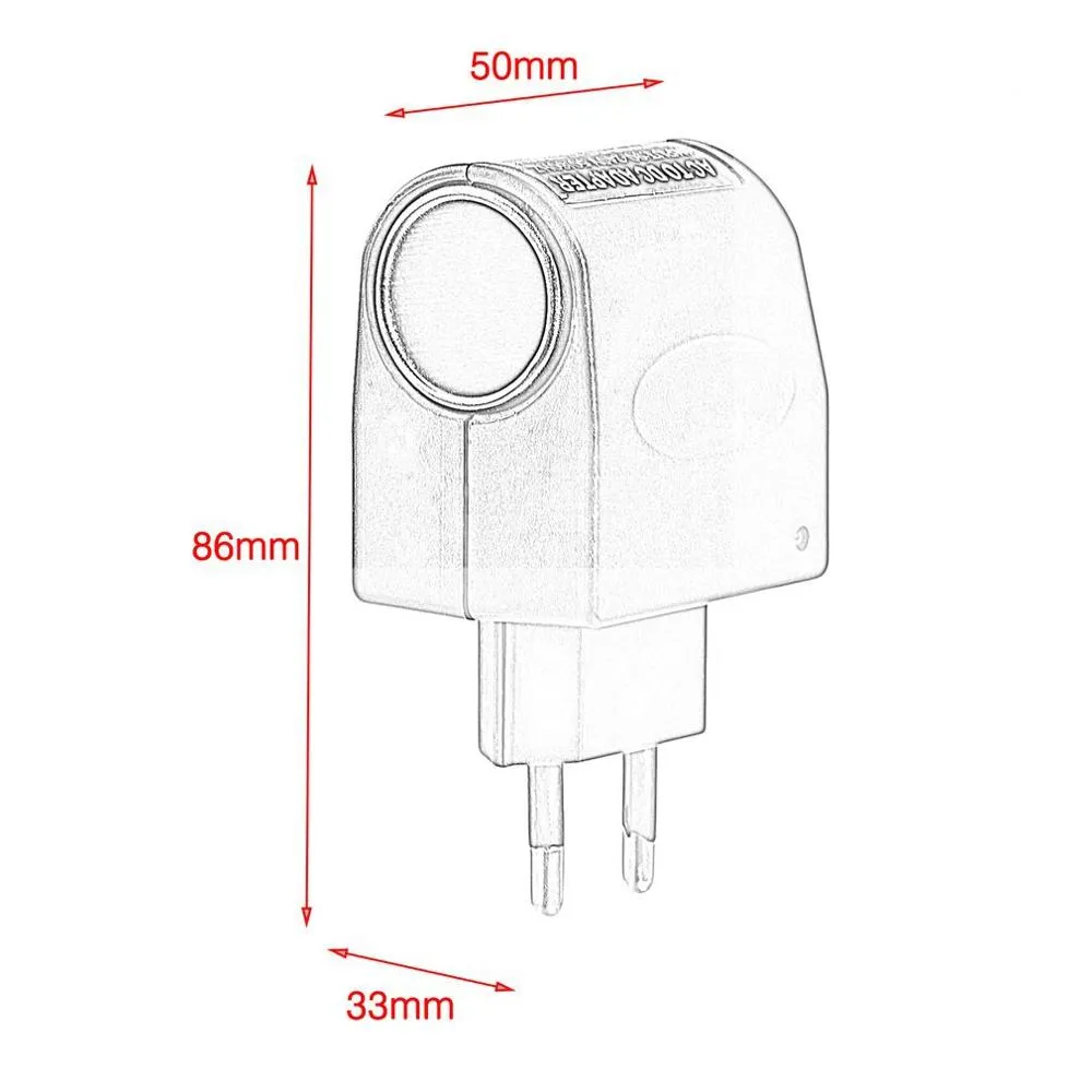 AC To DC Car Cigarette Lighter Socket Adapter | 110V 220V Wall Plug ...