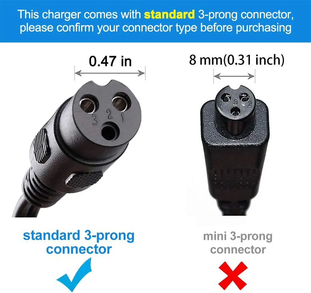 12V 1A Scooter Battery Charger For Razor E90, PowerRider 360, Jr ...