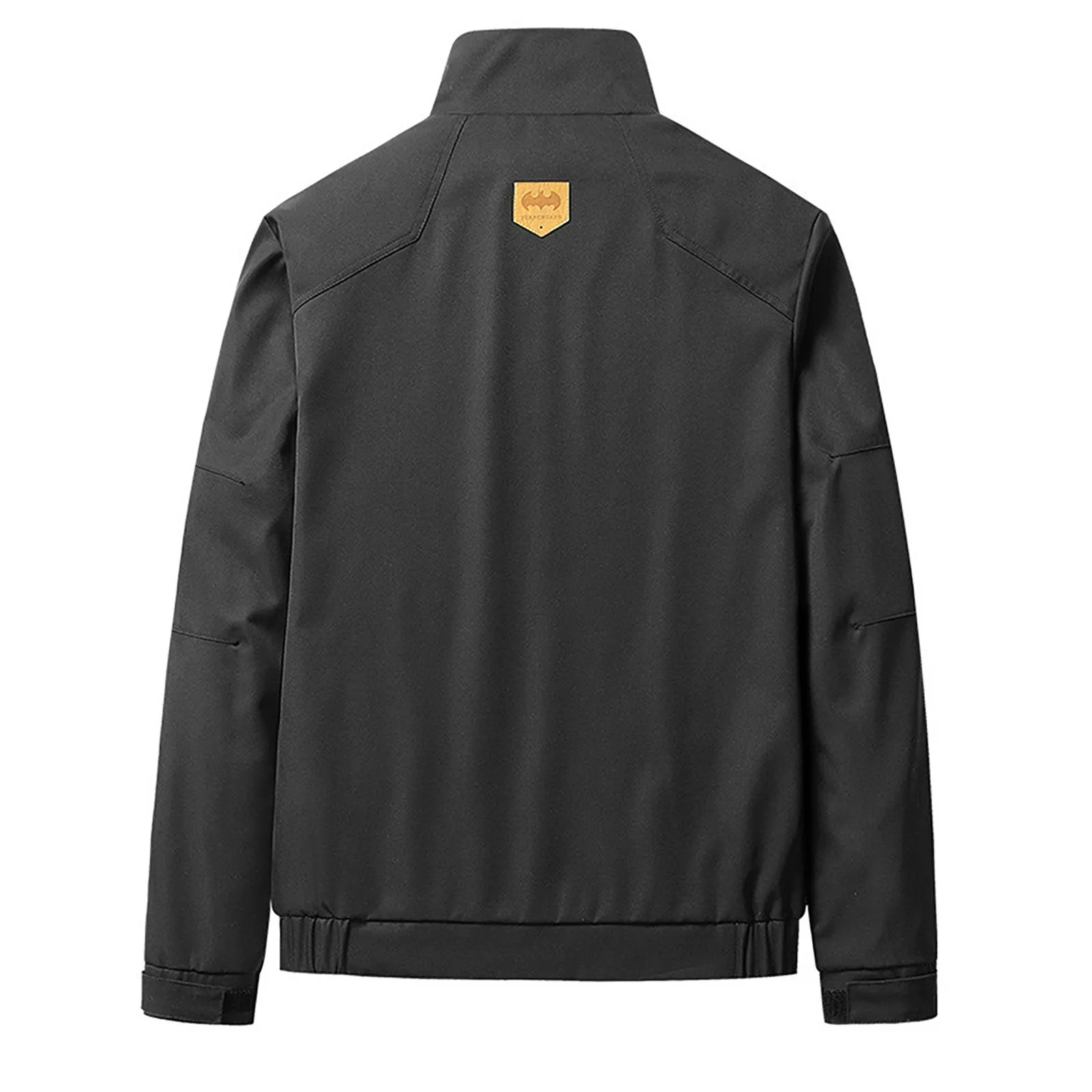 Turtleneck Long-Sleeve Windbreaker Jacket for Men: Casual, Slim Fit ...