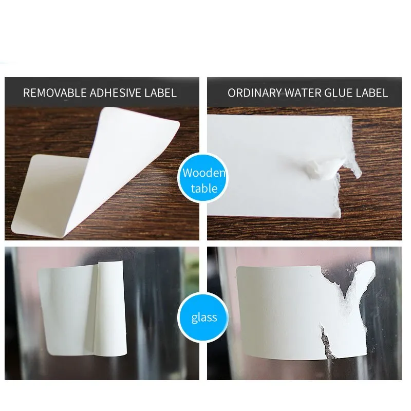 5000 Triple Thermal Paper Labels, Double Row Stickers, 25x10mm ...