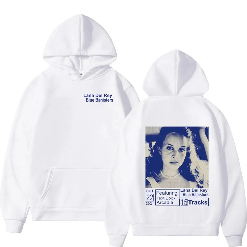 DHgate.com:Lana Del Rey Blue Banisters Album Print Music Hoodie for ...