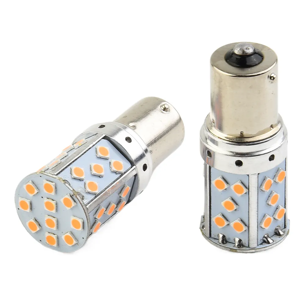 Ultra-Bright Error-Free Amber PY21W 7507 BAU15S LED Turn Signal Brake ...