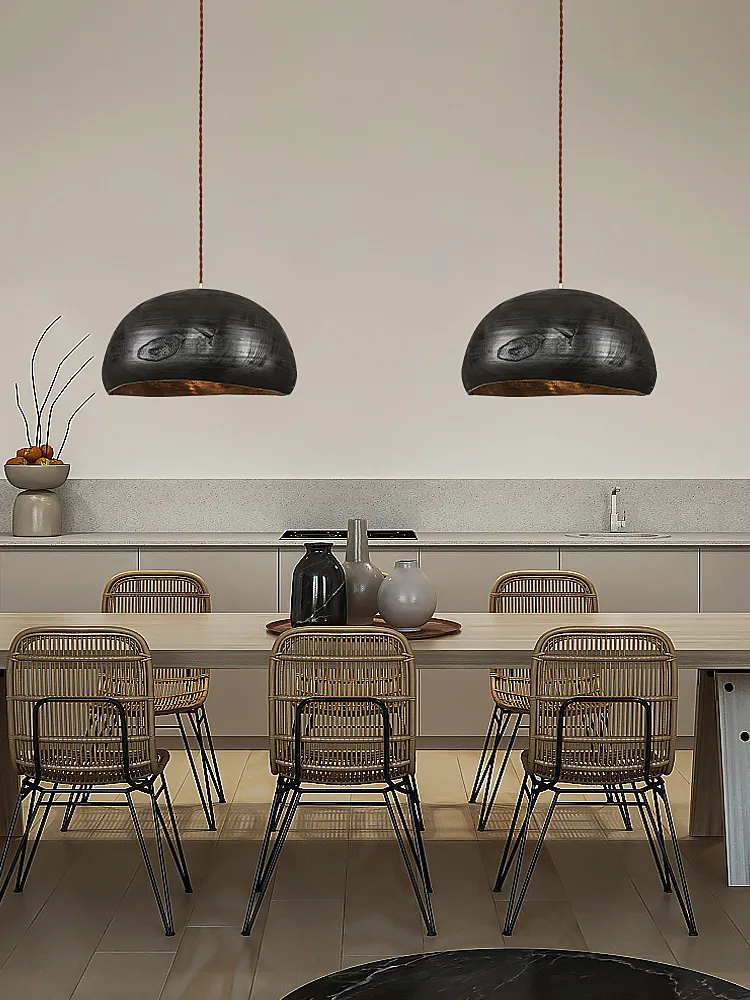 Wabi Sabi Wind Log Chandelier Dining Table Bar Art Wooden Lighting ...