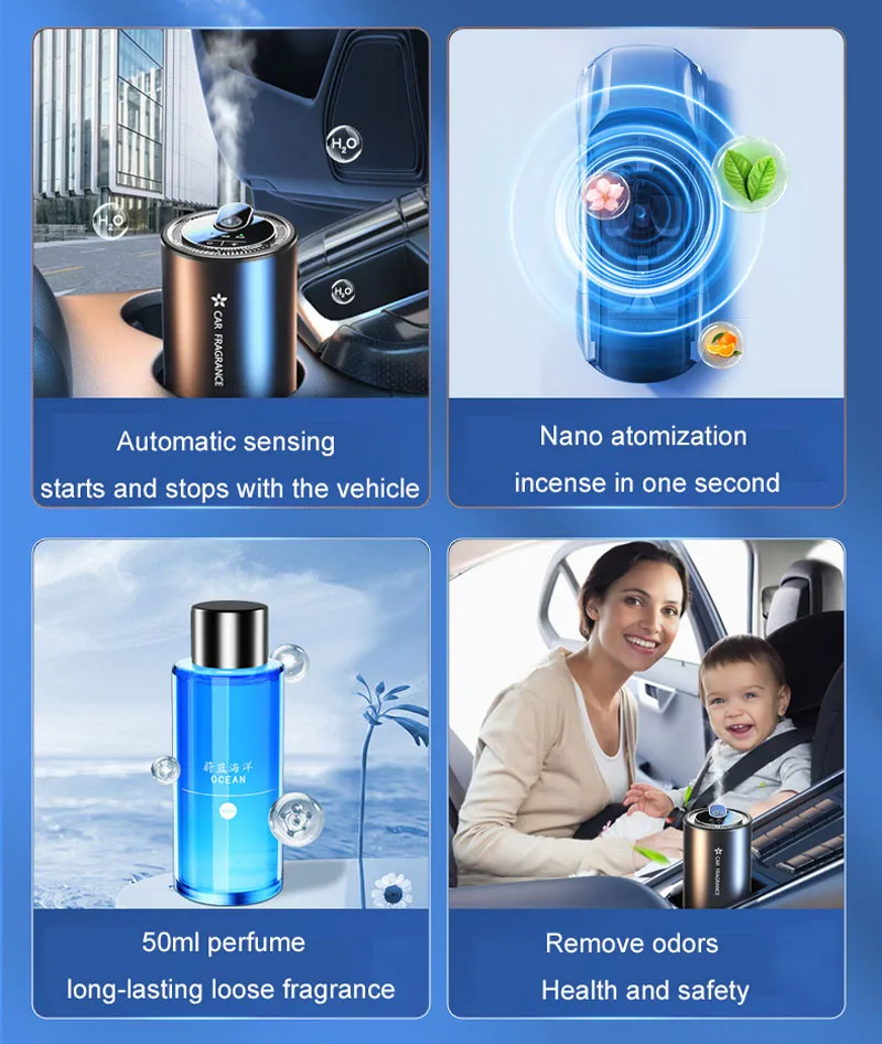 Starry Sky Night Freestyle Projector Car Air Refresher With 1000mAh ...