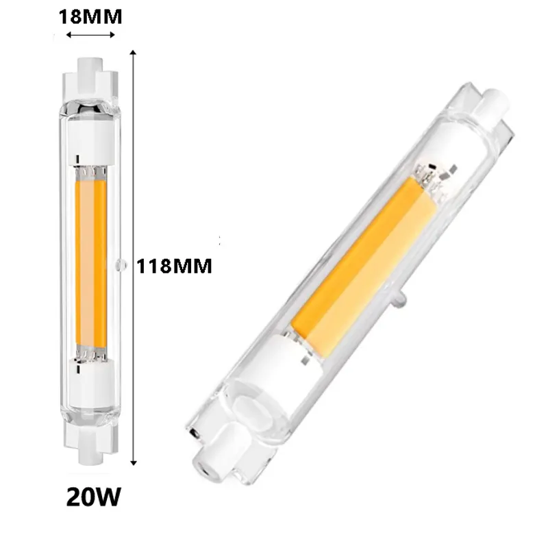 HoneyFly J118 J78 R7S LED Flood Light COB 10W/20W 110V/220V Dimmable ...