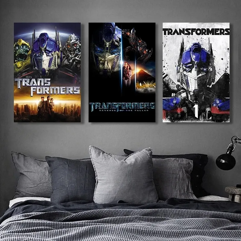 The Movie Original Classic Movie Poster Transformers Prin And Painting ...