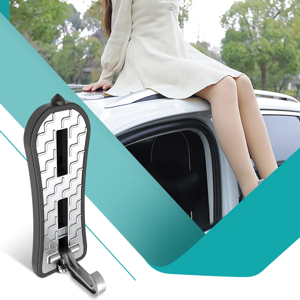 Folding Car Door Step: Reach Your Roof Rack Effortlessly! Premium ...