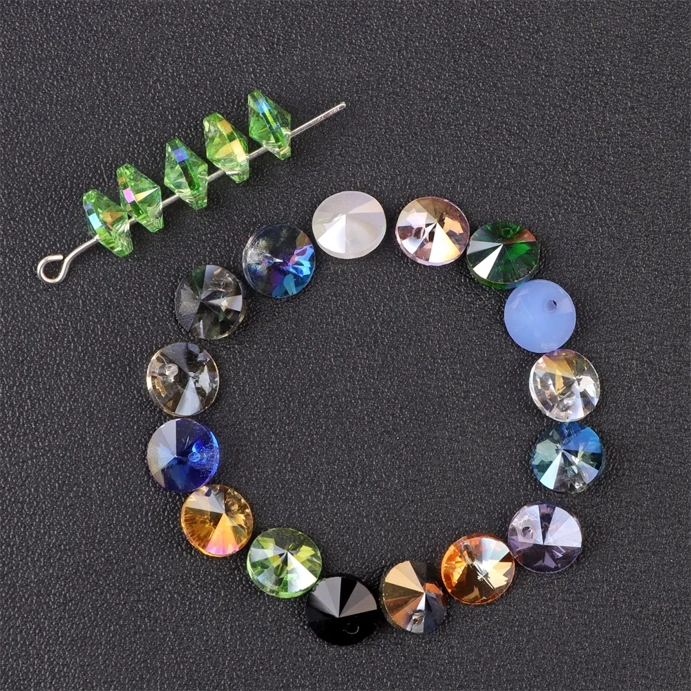 DHgate.com:Double Bicone Crystal Glass Beads 4x8mm for DIY Jewelry ...