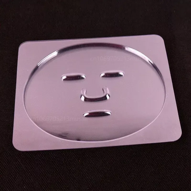 DIY Facial Mask Mold Tray Plate Transparent PVC for Fruit Vegetable ...