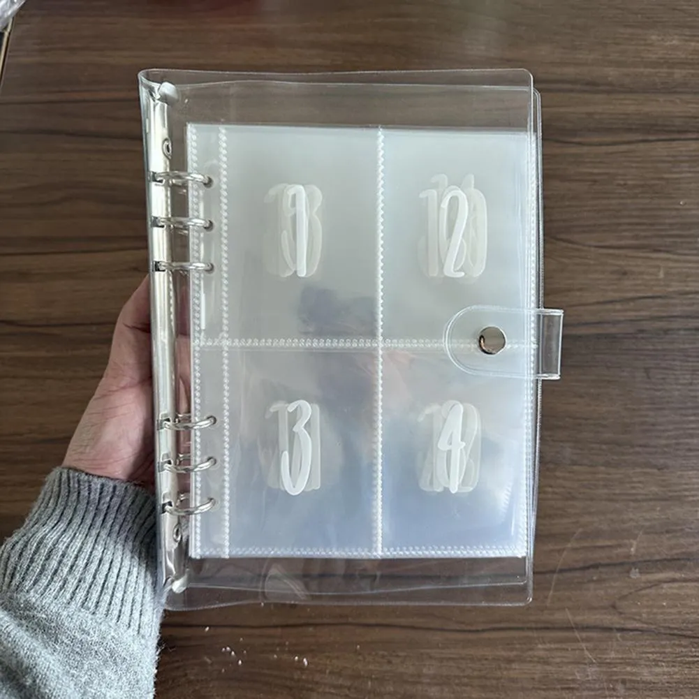 25 Sheets 100 Envelopes Binder Refill Inserts PP Material for Standard ...