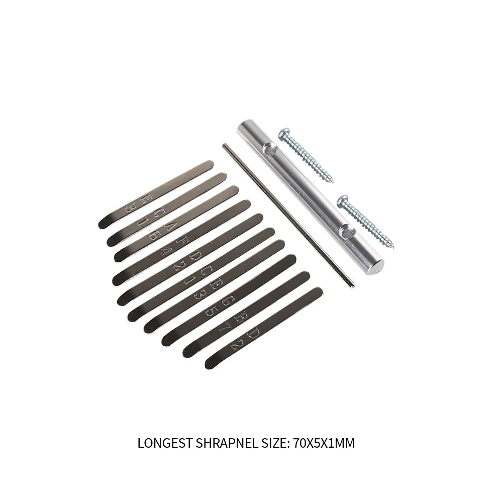 Kalimba 10-Key DIY Thumb piano bridge pins Saddle Kit - Replacement ...