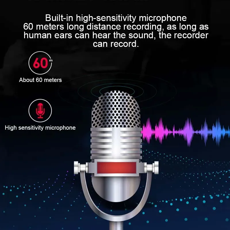 STTWUNAKE Mini Voice Activated Recorder | 500 Hours, Magnet Built-in ...