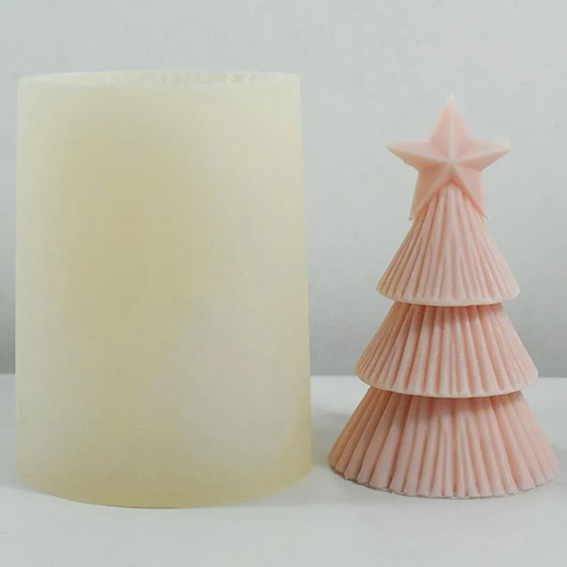 Pine Tree Silicone Mold for Handmade Candles, Aromatherapy Wax, and ...