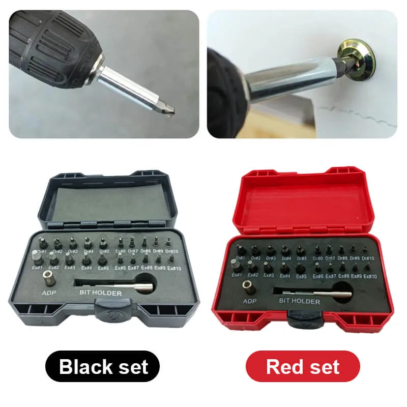 Damaged Screw Extractor Set - High Speed Steel Broken Bolt Remover Kit ...