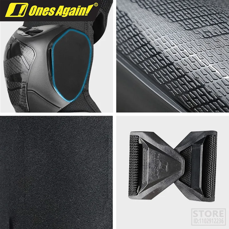 4-Season Motorcycle Protective Gear with Ventilated Knee and Elbow Pads ...