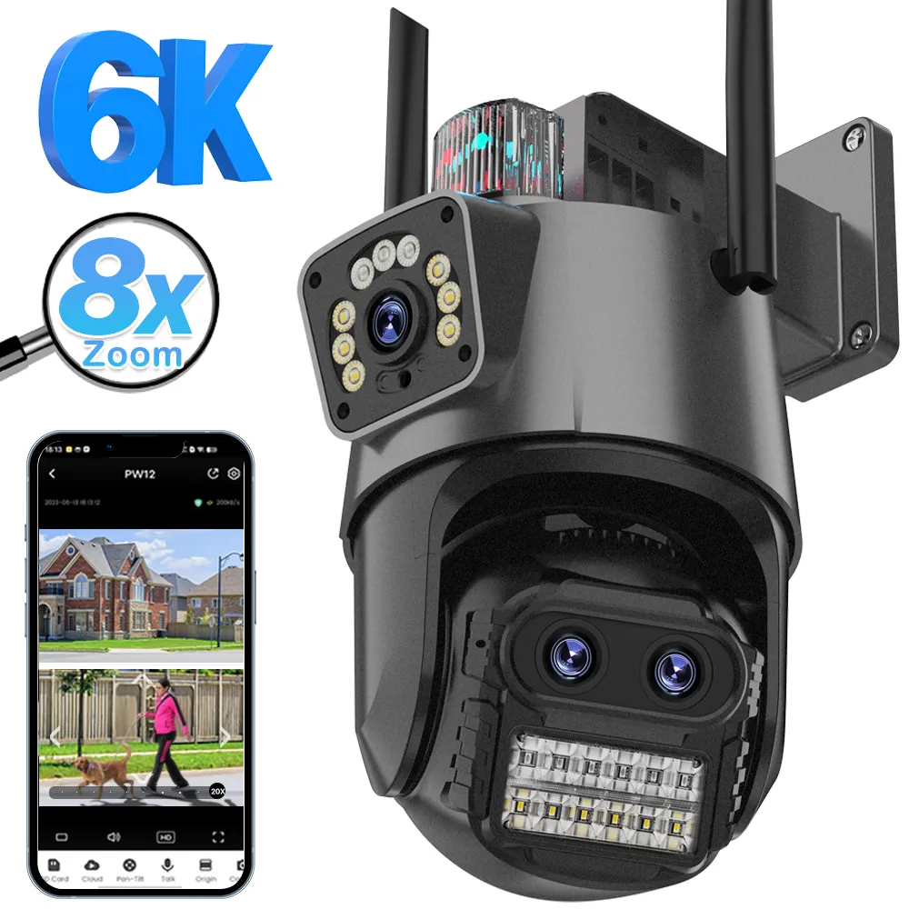 8K Dual Screen PTZ ptz camera with Hybrid Zoom, Four Lens, Auto ...