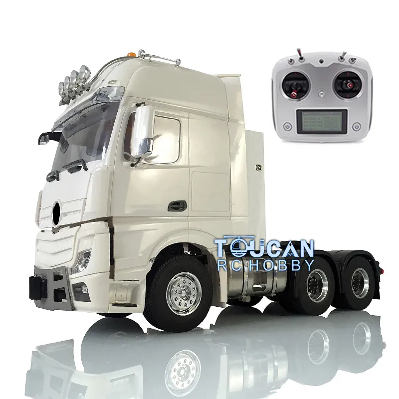 6x6 RC Tractor Truck Metal Chassis w/ Lights, Sounds, ESC, Motor, Servo ...