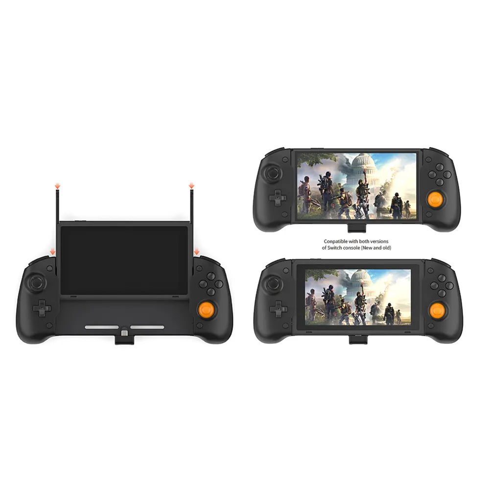 Portable Game Controller Grip with Charging Dock - Mini Joystick ...