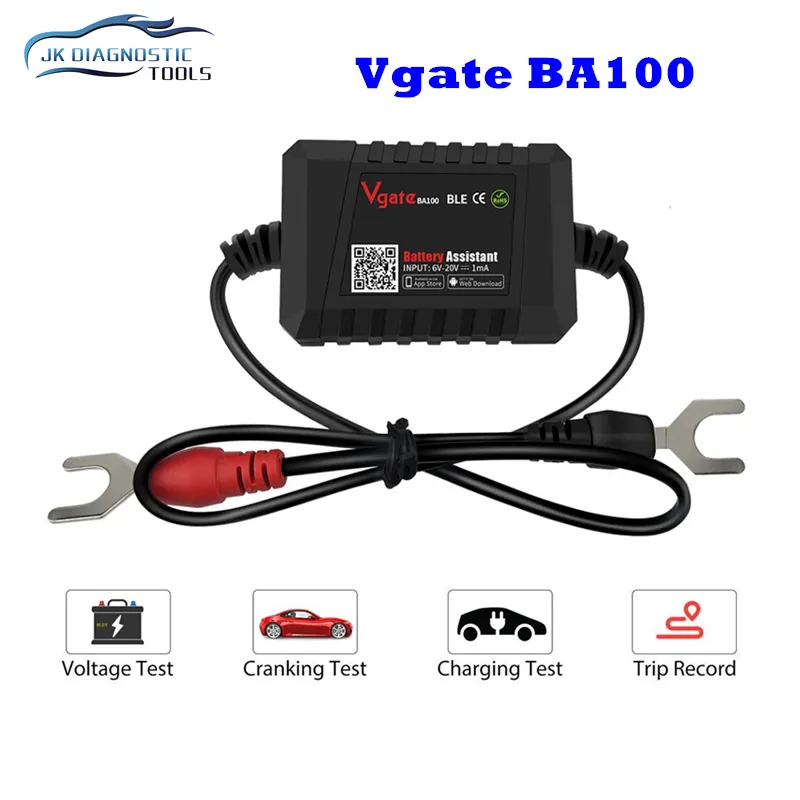 Automotive Battery Analyzer - 12V Car Battery Diagnostic Tool with ...
