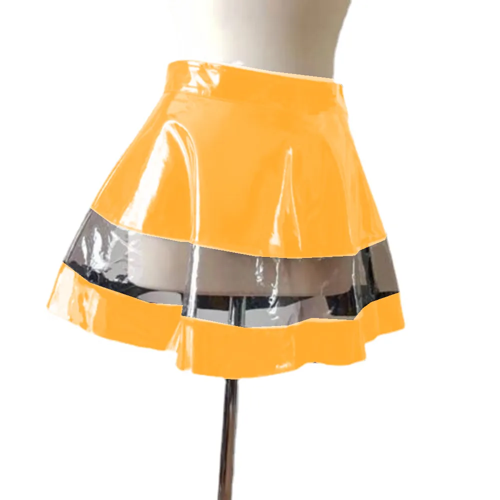 Clear Plastic Mini Skirt