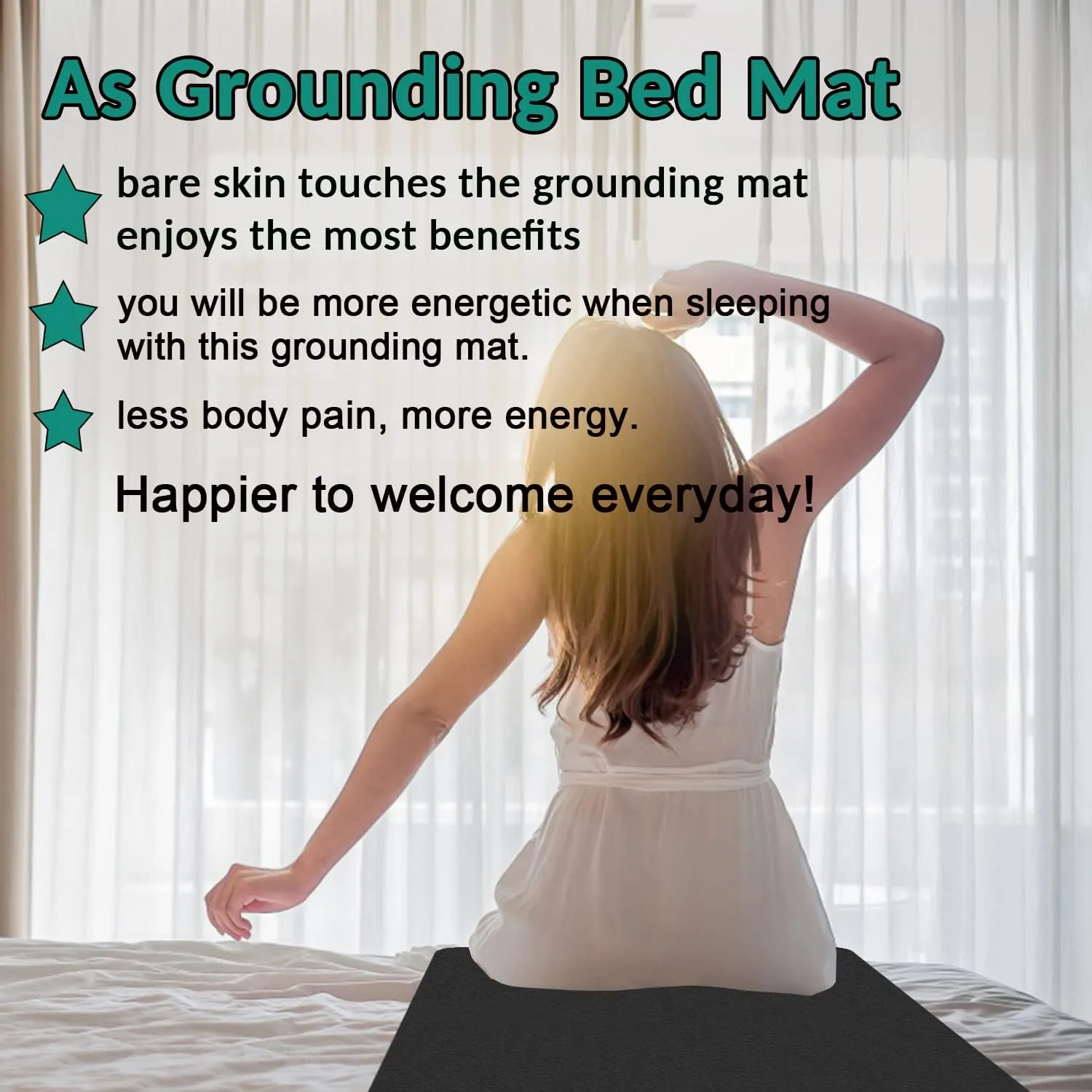 DHgate.com:2024 Earthing Mat - 90x60cm Grounding Pad for Enhanced Sleep ...