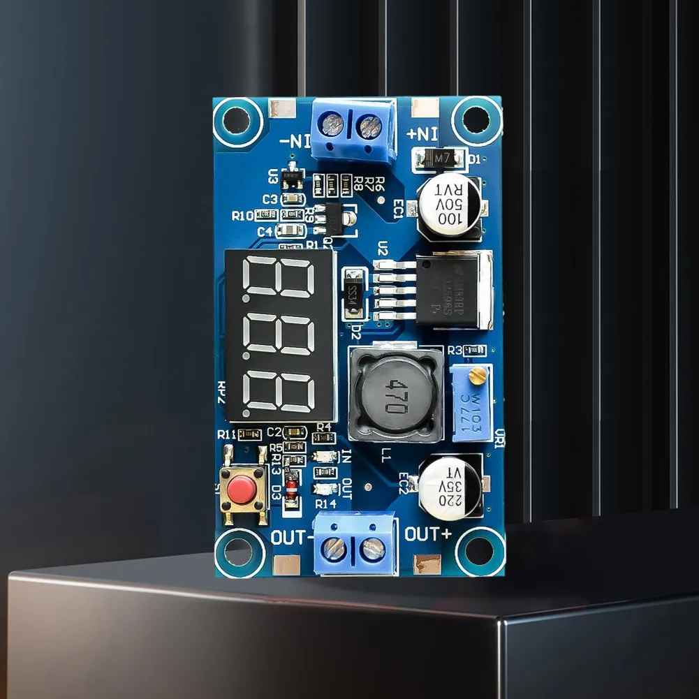 LM2596 DC DC Voltage Adjustable Step Down Module 4.5 40V To 1.25 37V DC DC Step Down Power ...