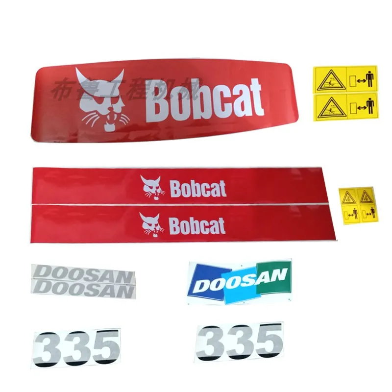 Vehicle Decal Set: Heavy Duty Equipment Label Stickers For Industrial ...