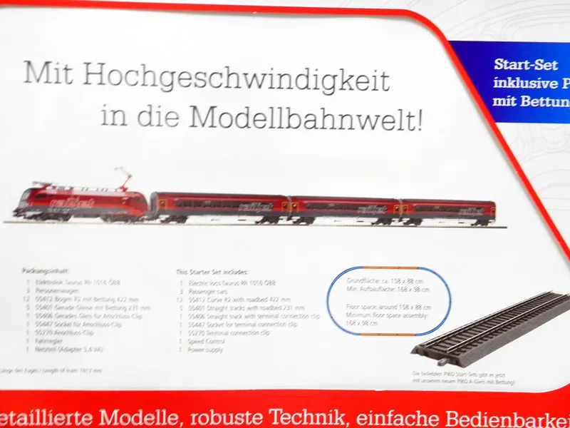 HO Scale 1/87 Austrian OBB Railway Train Model Locomotive ...