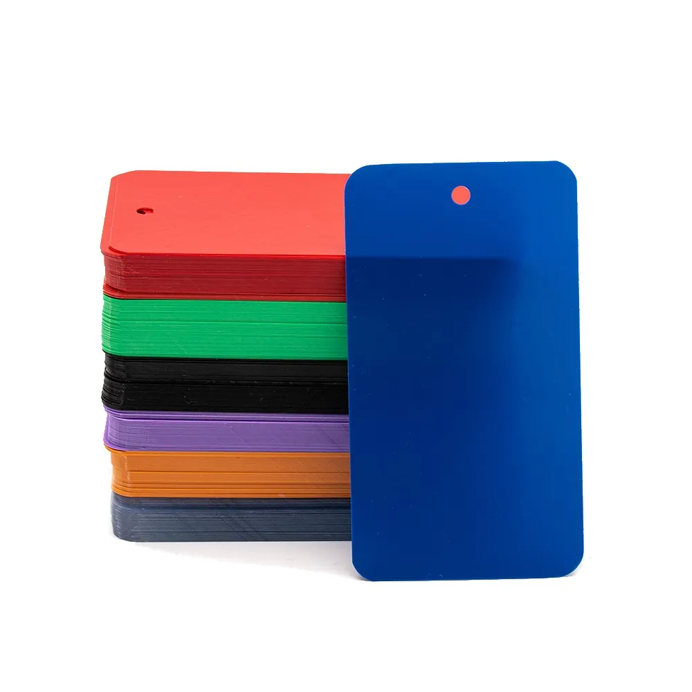 DHgate.com:Waterproof PVC Plastic Blank Hang Tags with Hole for DIY ...