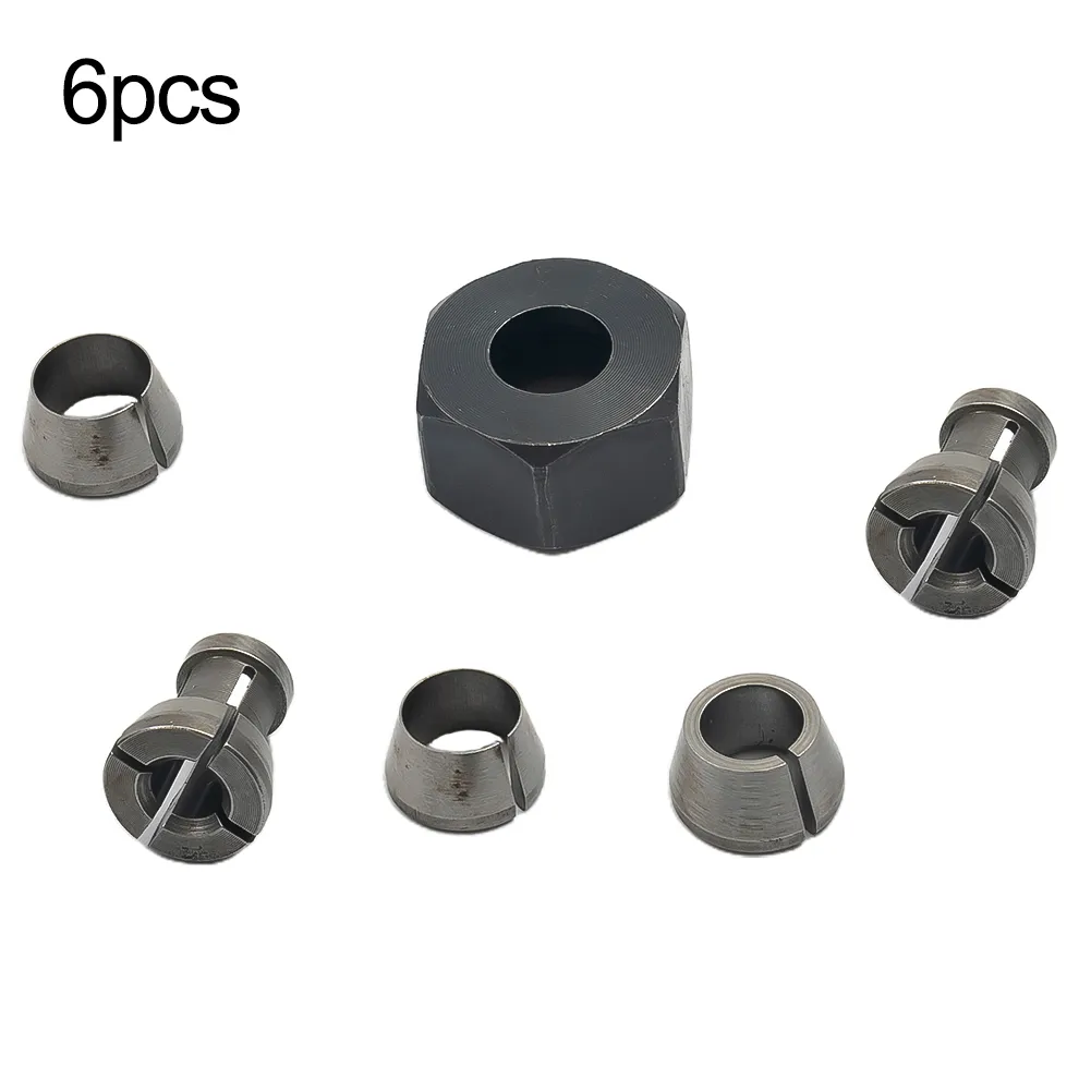 M17 Collet Chuck Adapter 6-Piece Set with Split Bushing Converters for ...
