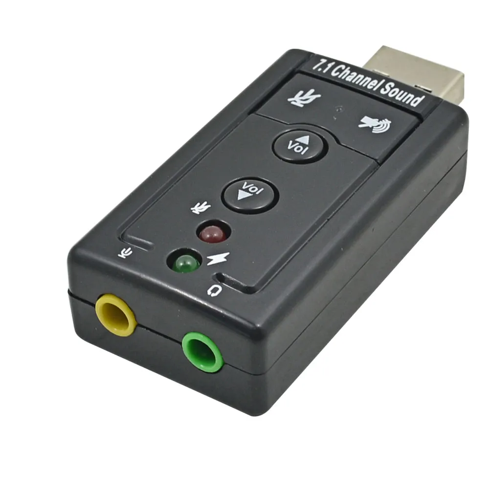 DHgate.com:Upgraded TISHRIC 7.1 Surround Sound USB External Sound Card ...