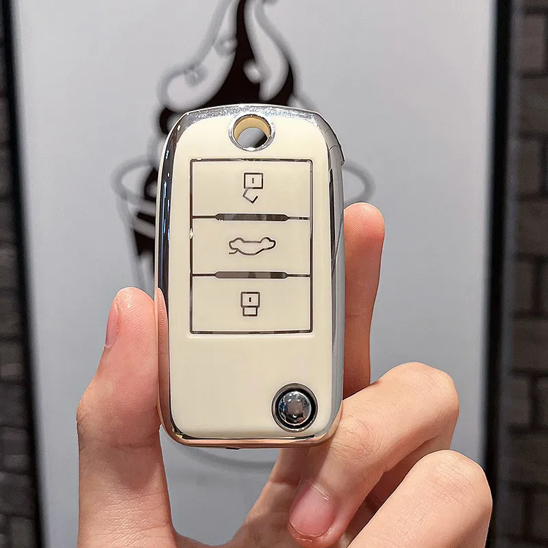 2 Pack TPU Car Key Case Cover for MG3 MG5 MG6 MG7 MG ZS GT GS 350 360 ...