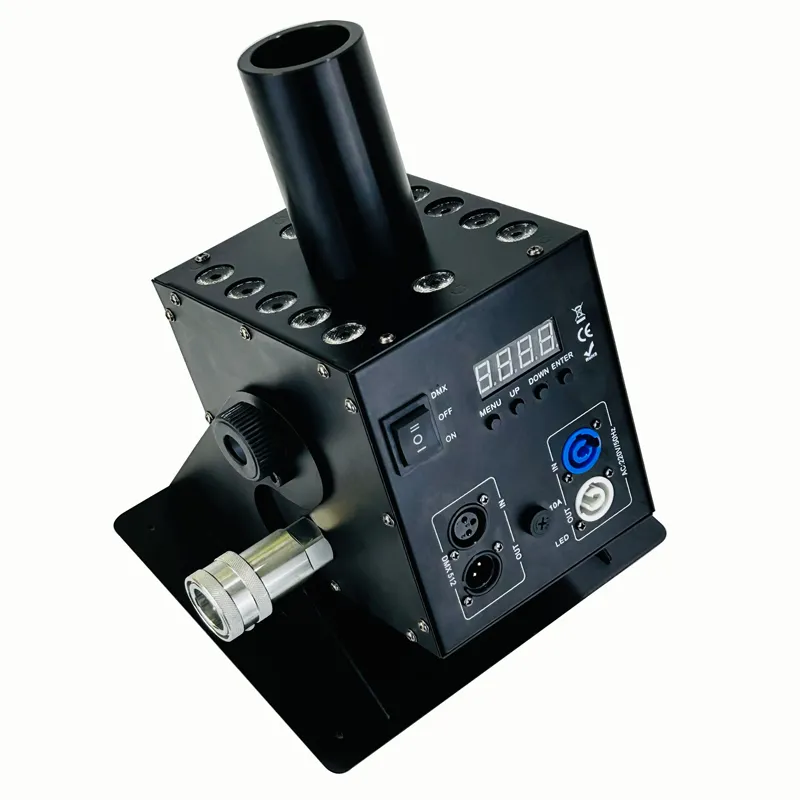 DHgate.com:Professional RGB LED CO2 Jet Fog Machine with DMX Control for Disco, Party, Bar ...