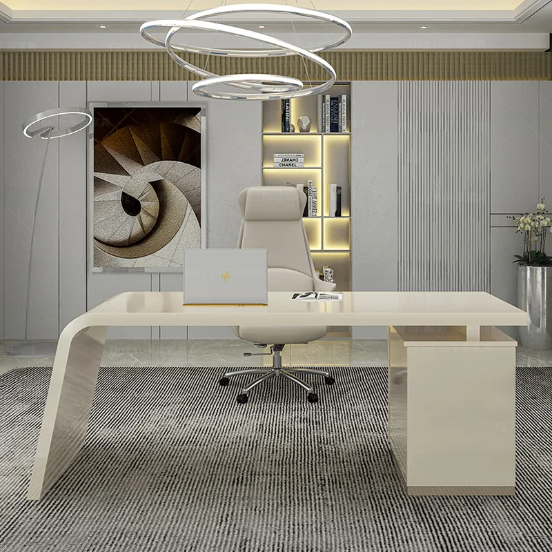 Modern PC Desk: High End Modern Office Furniture, Wooden Executive ...