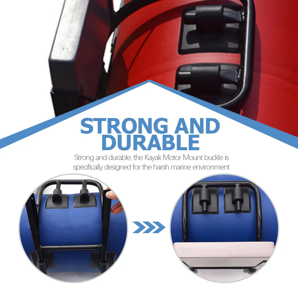 Outboard Engine Mounting Plate For Kayaks Durable Black Motor Fixing ...