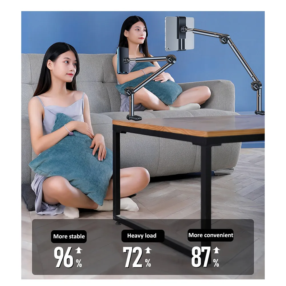 DHgate.com:2024Premium Aluminum Long Arm Tablet Holder Stand ...