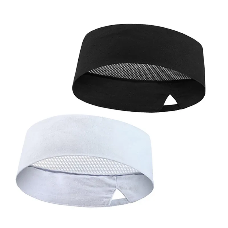 Breathable Cap: Restaurant Kitchen Chef Hat Black Catering Cooking Cap ...