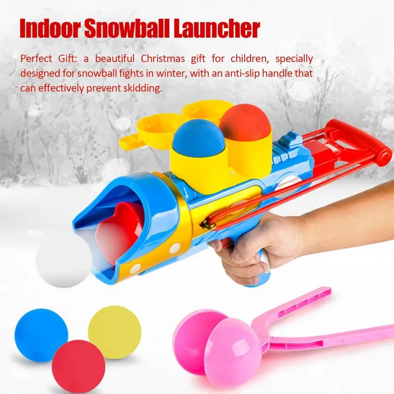 Indoor/Outdoor Kids Winter Maker Toys - Snowball Maker, Launcher ...