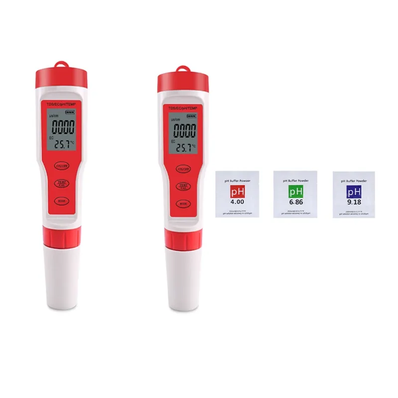 Digital Water Quality Meter: PH/TDS/EC/Temp Analyzer For Pools ...
