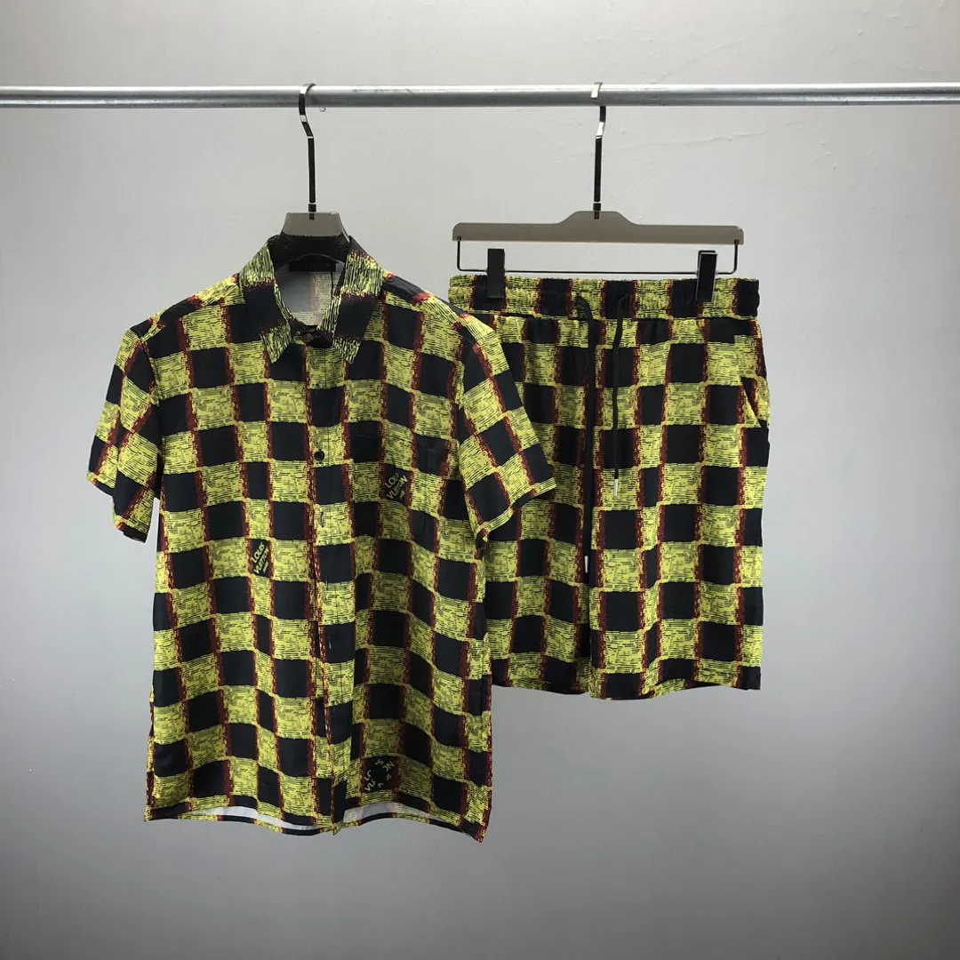 Men Designer Shirts Print Bowling Zomer Zomers Korte Mouw Casual Shirts ...