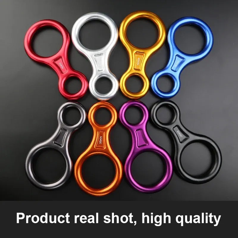 Climbing Carabine 8shape Rigging Descender Aluminum Figure Device ...