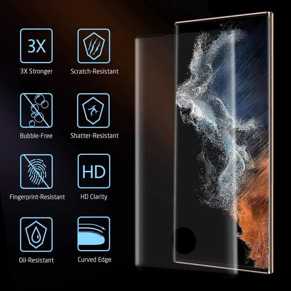 DHgate.com:2/4-Pack Samsung Note 20 Ultra Screen Protector, Curved ...