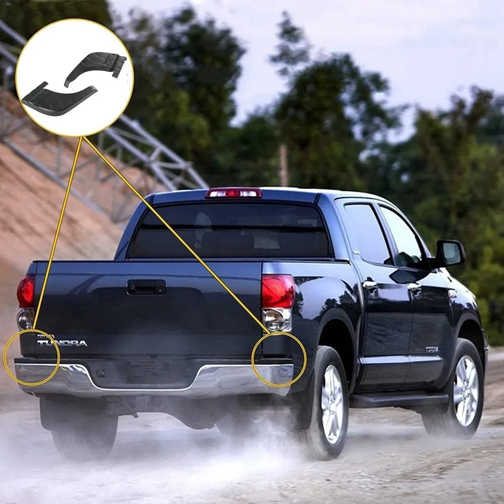 Heavy-Duty Pair of Rear Bumper Step Pad Guards for 07-13 Toyota Tundra ...