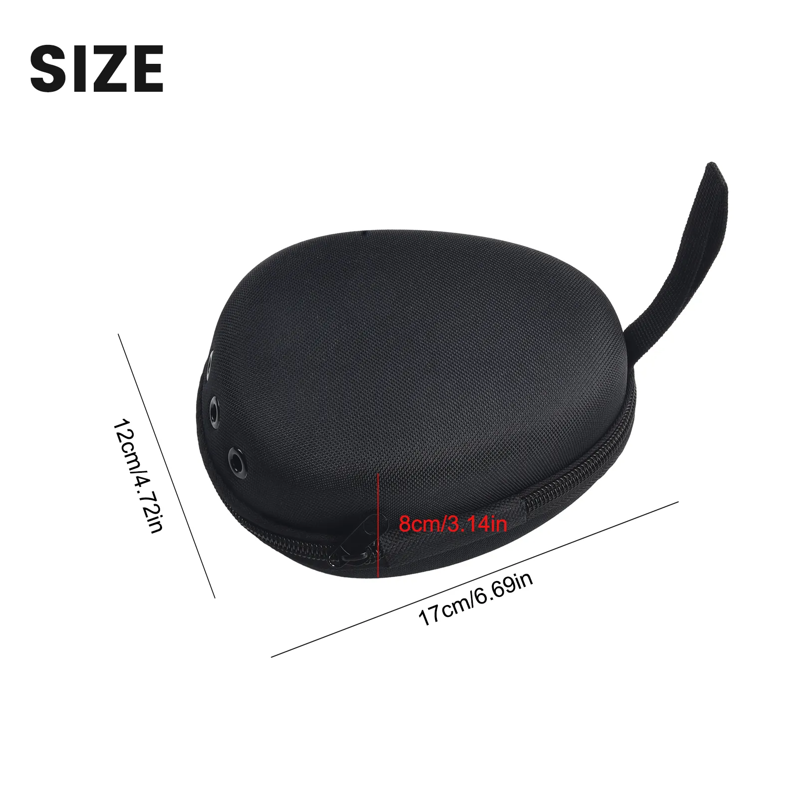 DHgate.com:Waterproof EVA Fishing Reel Bag: 17cm Black Portable ...