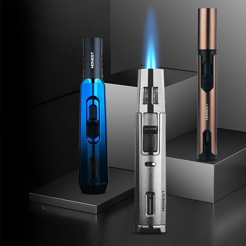 HONEST Turbo Jet Blue Flame Butane Torch Lighter for Cooking Smoking ...