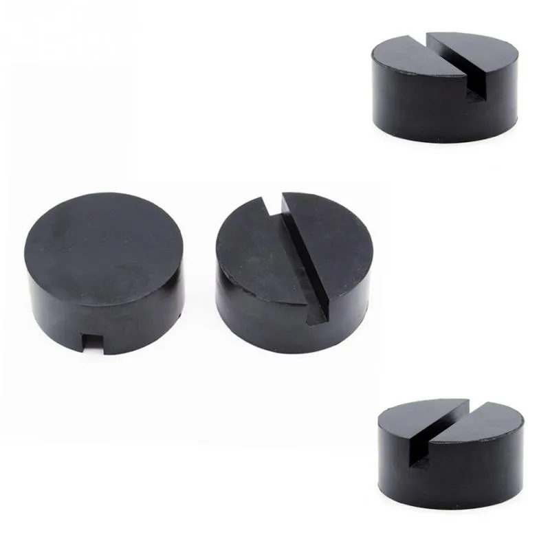 Car Lift Jack Stand Rubber Pads Thick Black Rubber Slotted Floor Jack ...