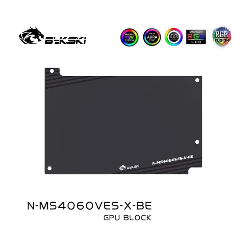 MSI RTX 4060 GPU Water Block | Copper Radiator, RGB Lighting, N ...