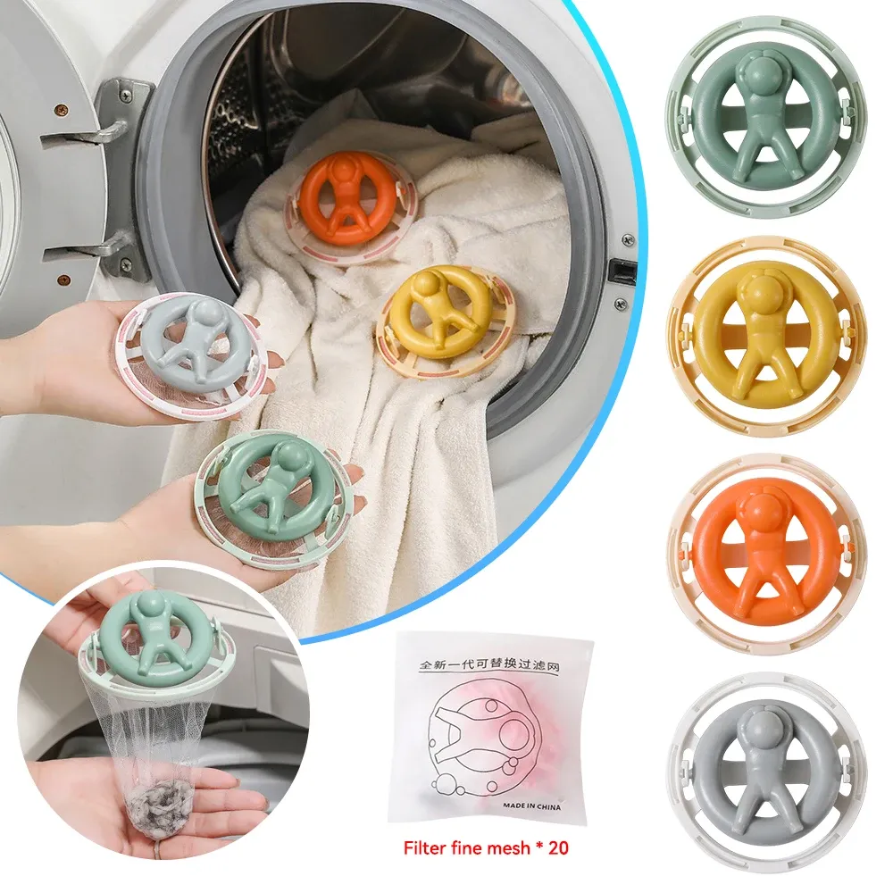 Reusable Washing Machine Filter: Hair & Lint Catcher for Clean Clothes ...