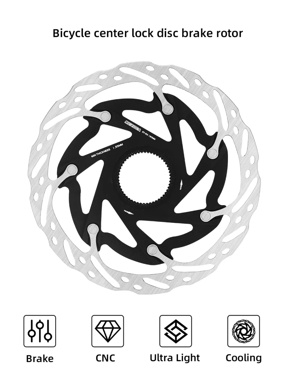 MEROXA Ultralight 140mm/160mm Centerlock Disc Brake Rotor for MTB Road ...