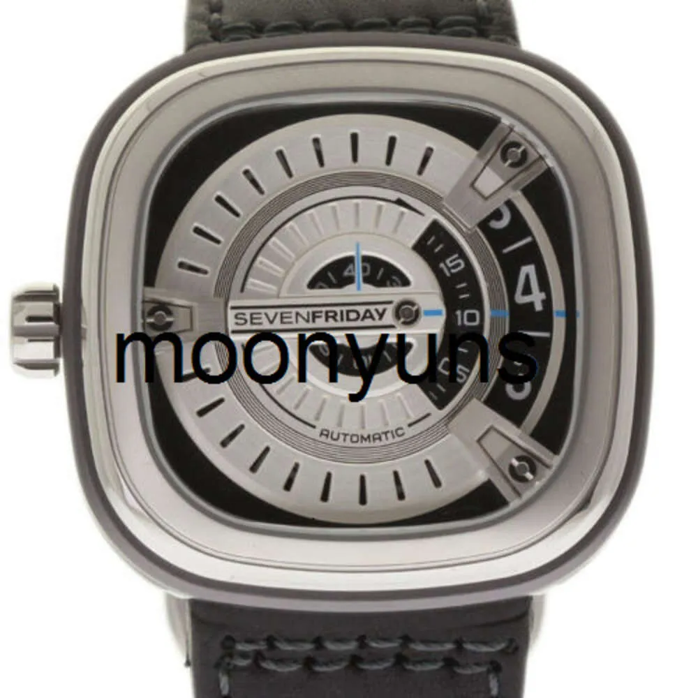 Sevenfriday M Series M1-01 Designer Watch, 47mm, Steel and Rubber with ...
